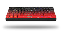 Red Fade Damascus T60 Pro Keyboard