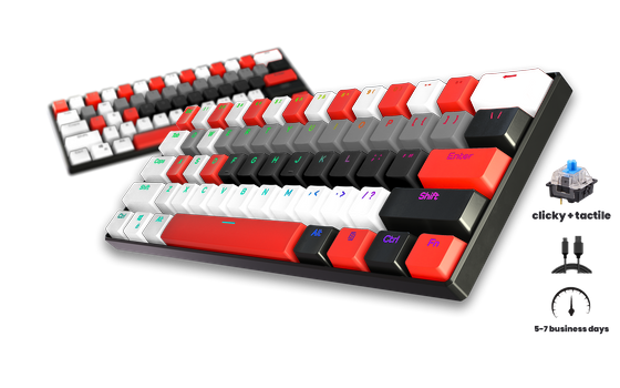 Rebel T1 Pro 60% Gaming Keyboard